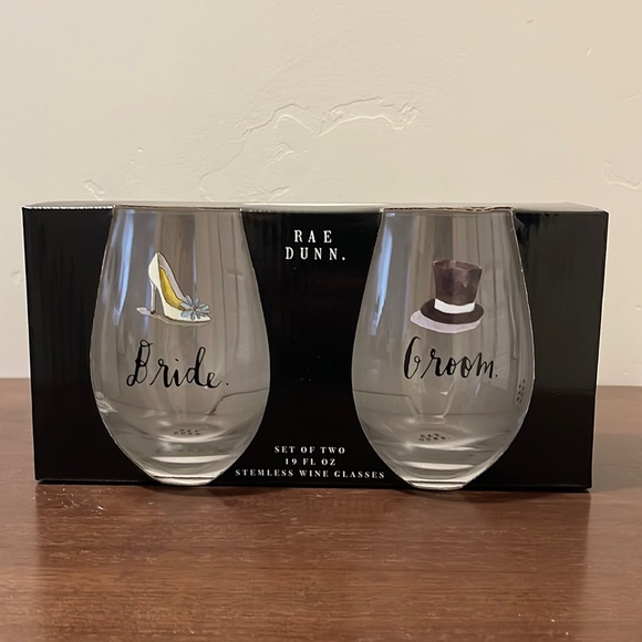 Rae Dunn | Dining | Rae Dunn Stemless Wine Glasses | Poshmark